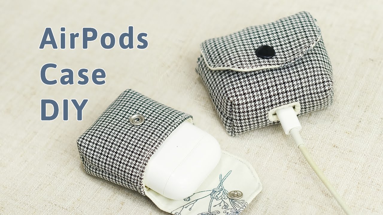 DIY AirPods Case with Strap & Charging Hole | Super Practical Handmade ...