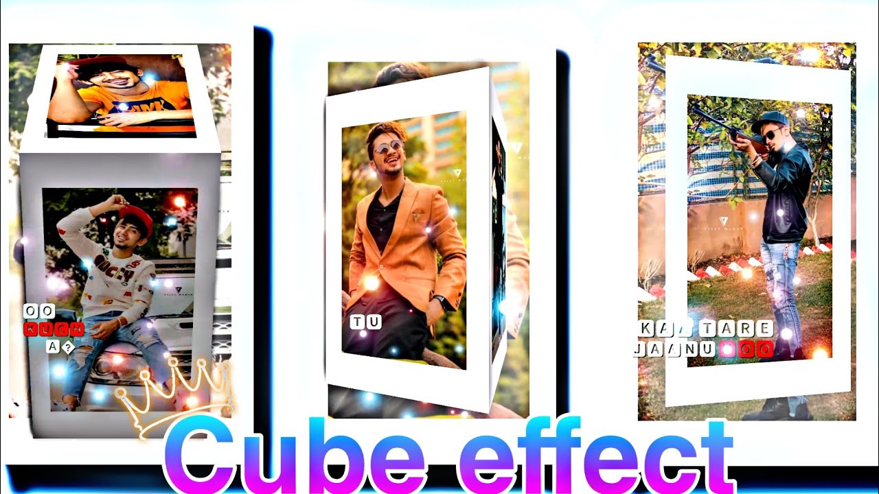 How to make cube effect video by kinemaster /Yash edits - YouTube