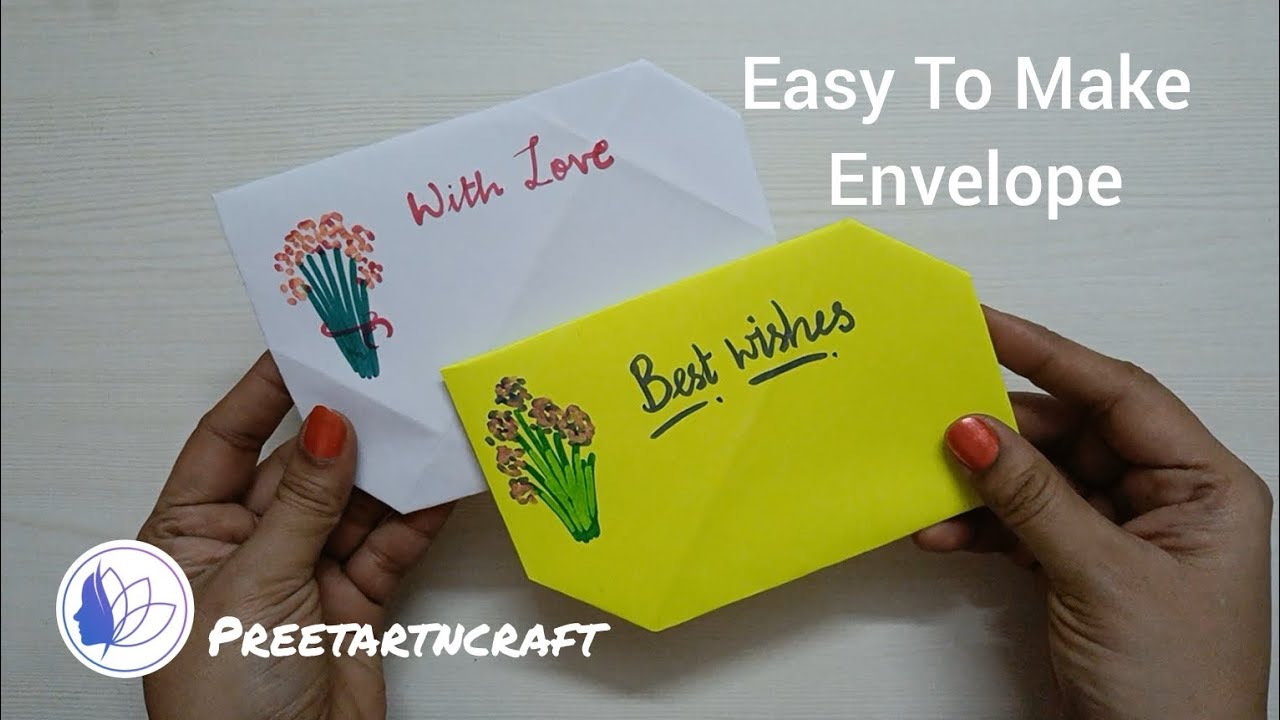 How To Make Paper Envelope ️ | Simple and Easy Paper Envelope ...