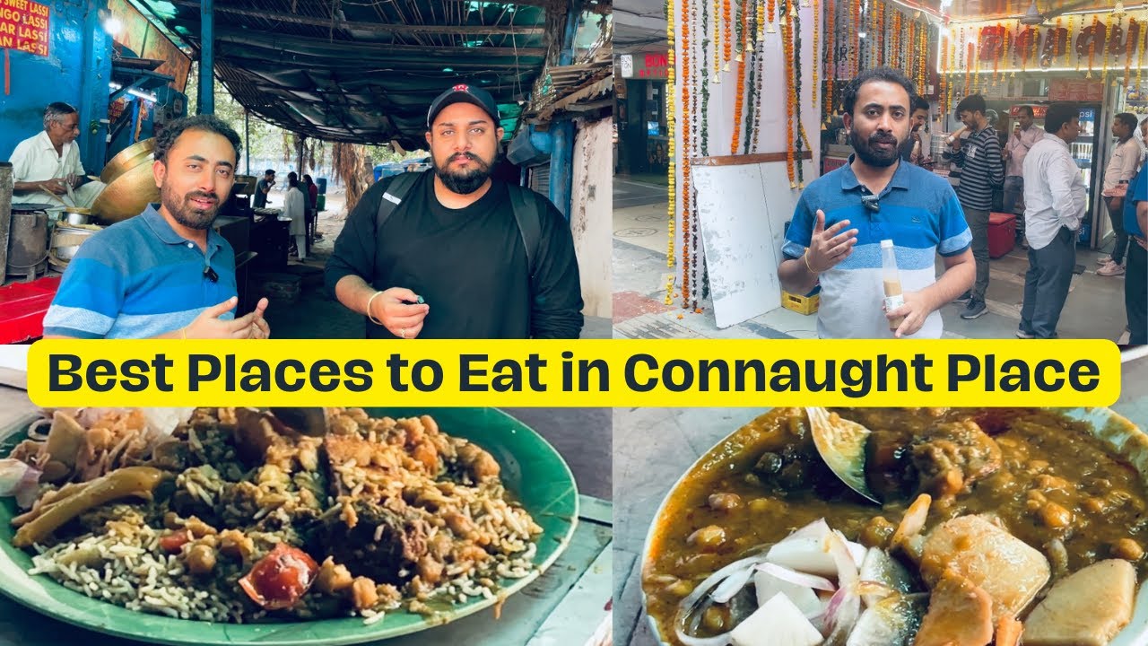 EP- 4 Best Food Places in Connaught Place, Delhi | Chole Bhature, Rice ...