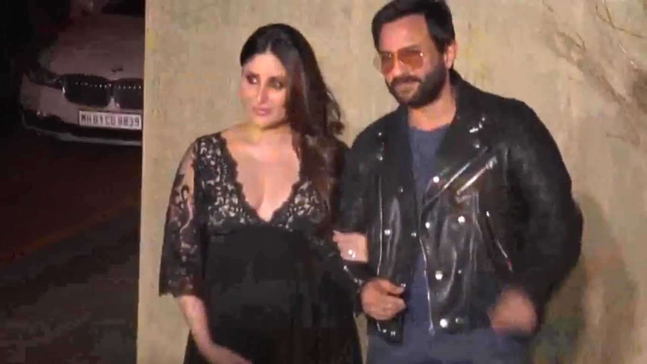 Pregnant Kareena Kapoor's HOT Clevage Show In Public At Manish Malhotra ...