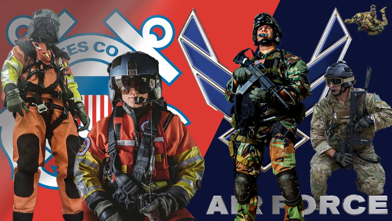 Air Force PJ's Meet Helicopter Rescue Swimmers - YouTube