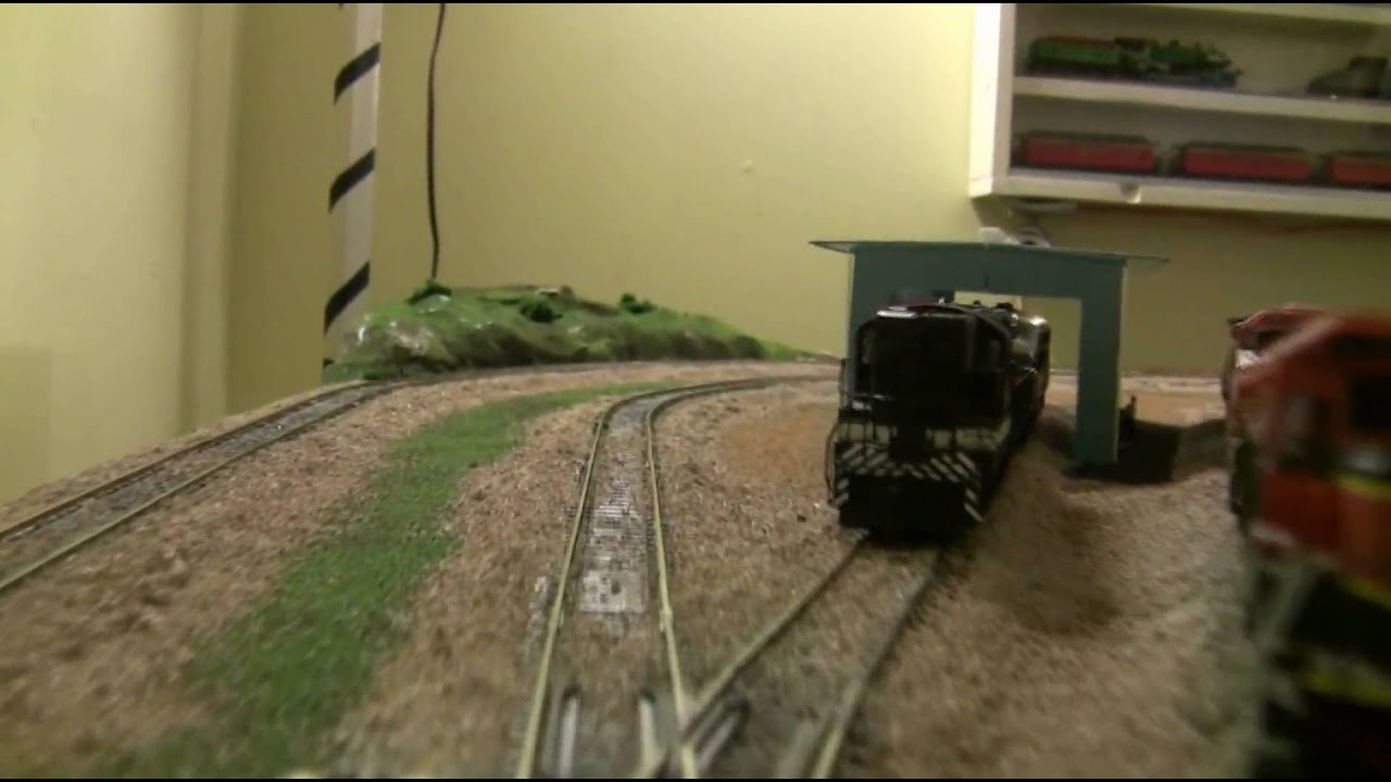 HO Scale Amtrak Cab Ride HD - YouTube