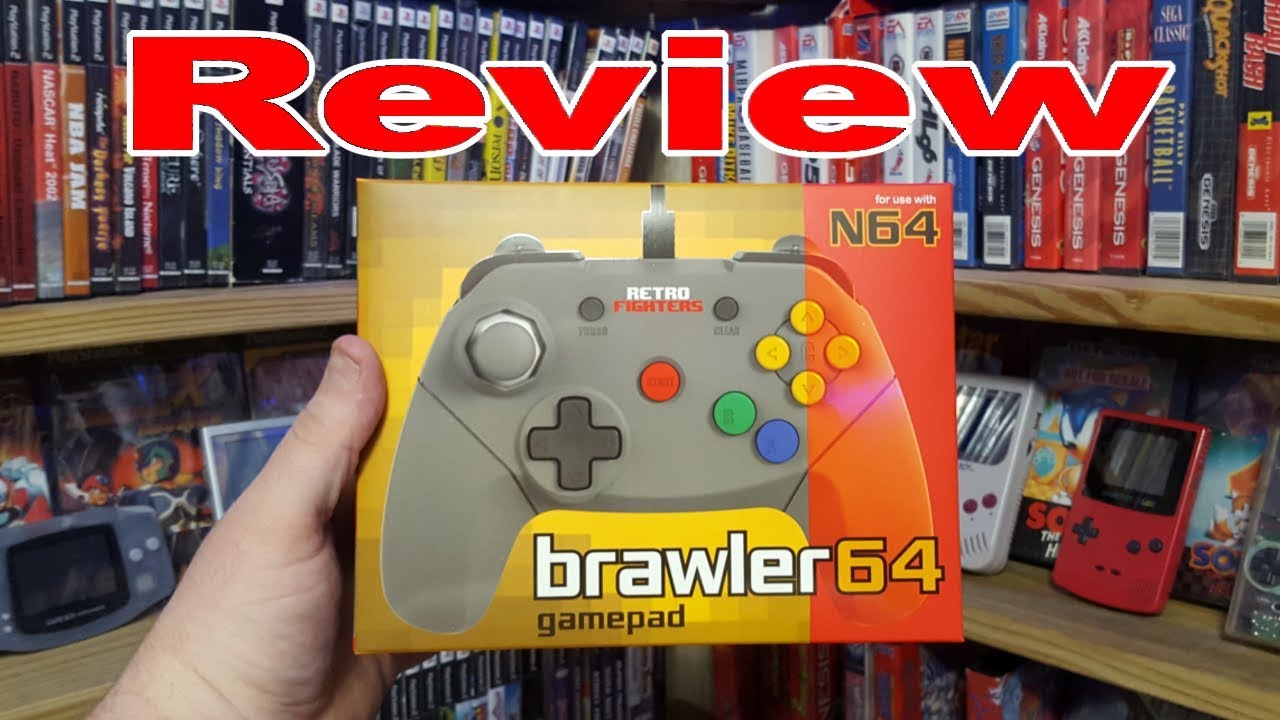 Brawler 64 Controller Gamepad - Retro Fighters - Unboxing And Review ...