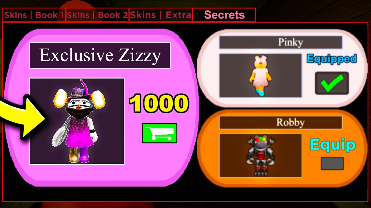 i unlocked the chapter 4 zizzy skin in Roblox Piggy 2.. - YouTube