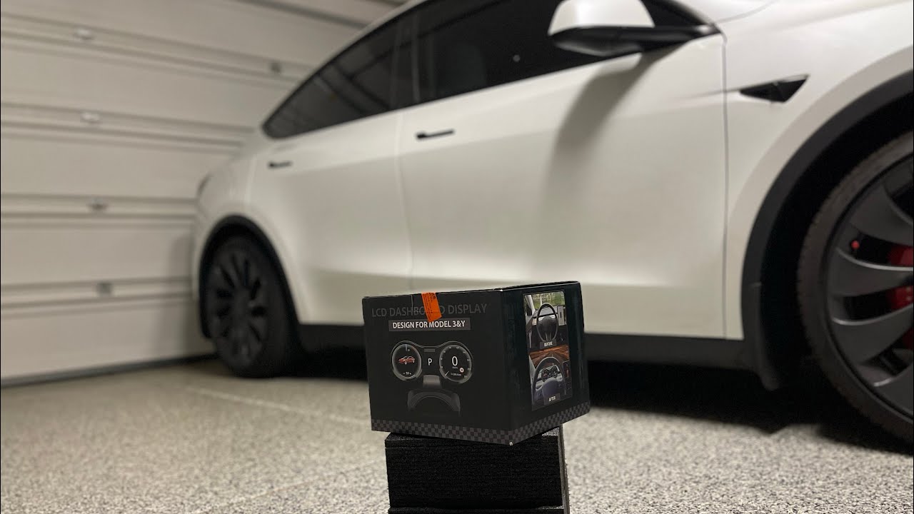 New Display For Tesla Model Y & Model 3 - Instrument Cluster 2022 - YouTube