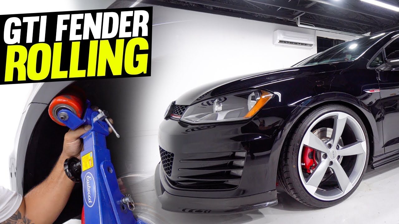 How to Roll Fenders (GTI) - YouTube