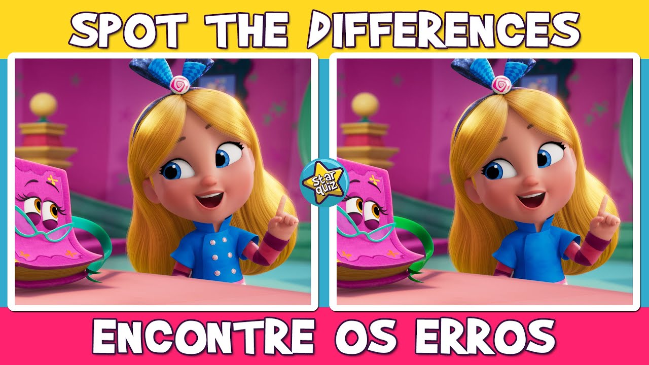 ALICE'S WONDERLAND BAKERY - Spot the difference | Star Quiz - YouTube