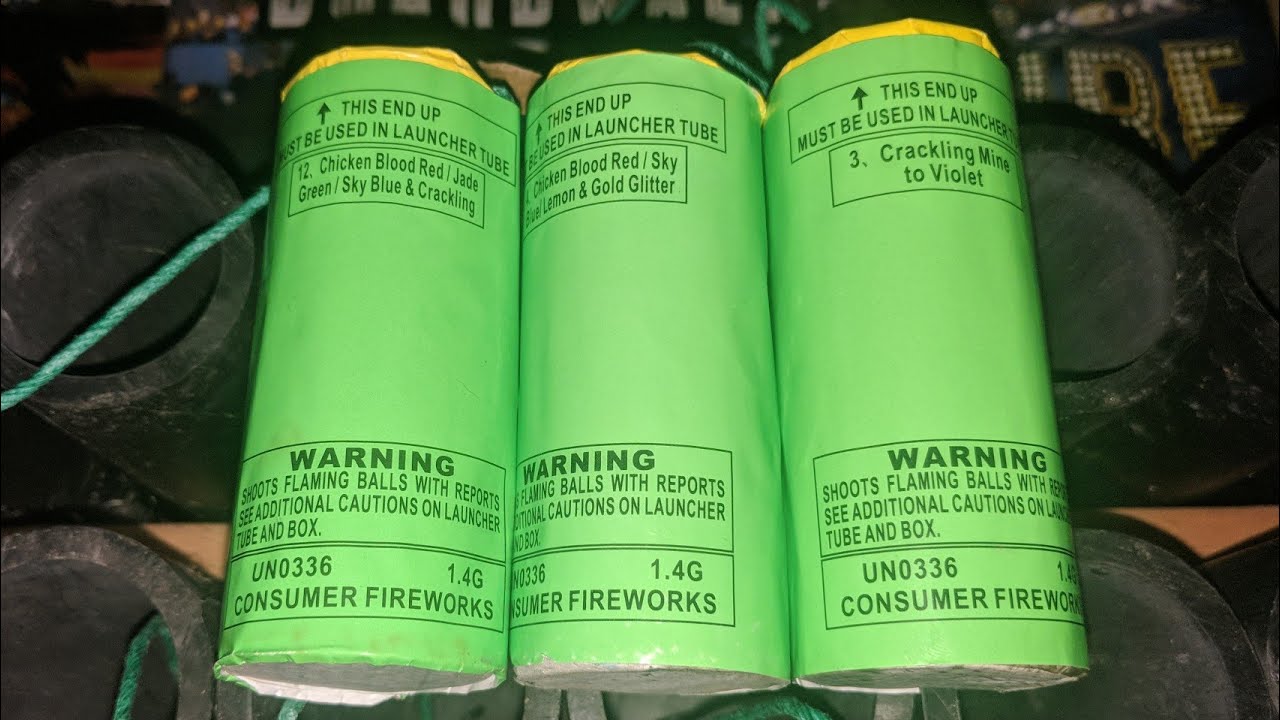 1.75" Canister Shells x6️⃣: NEON NIGHTMARE (Mine to Mega Break ...