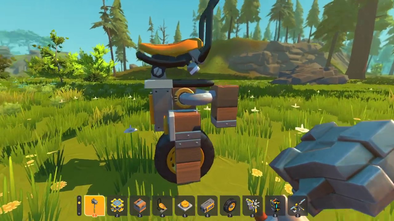 ScrapMechanic One Wheel - YouTube