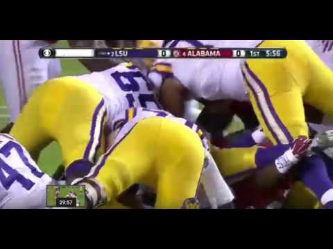 Inside The Play Alabama Defense vs. LSU - YouTube