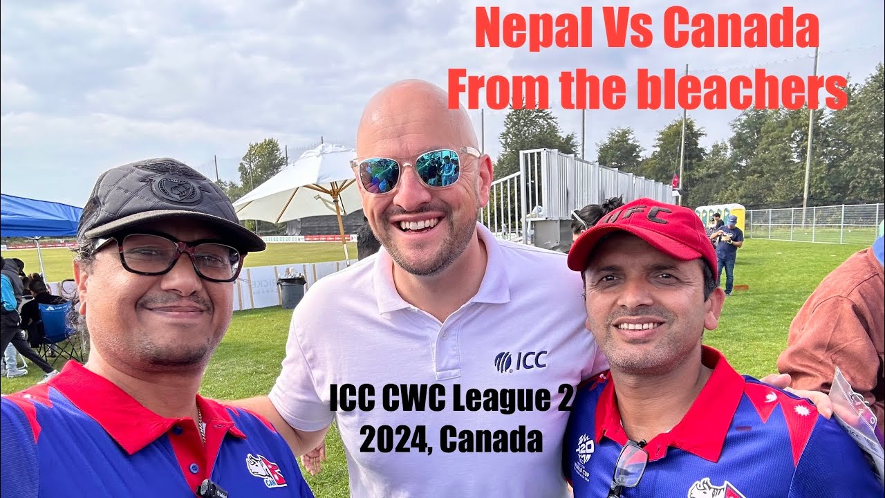 Enjoying Nepal Vs Canada cricket match, ICC CWC League 2 , 2024 - YouTube
