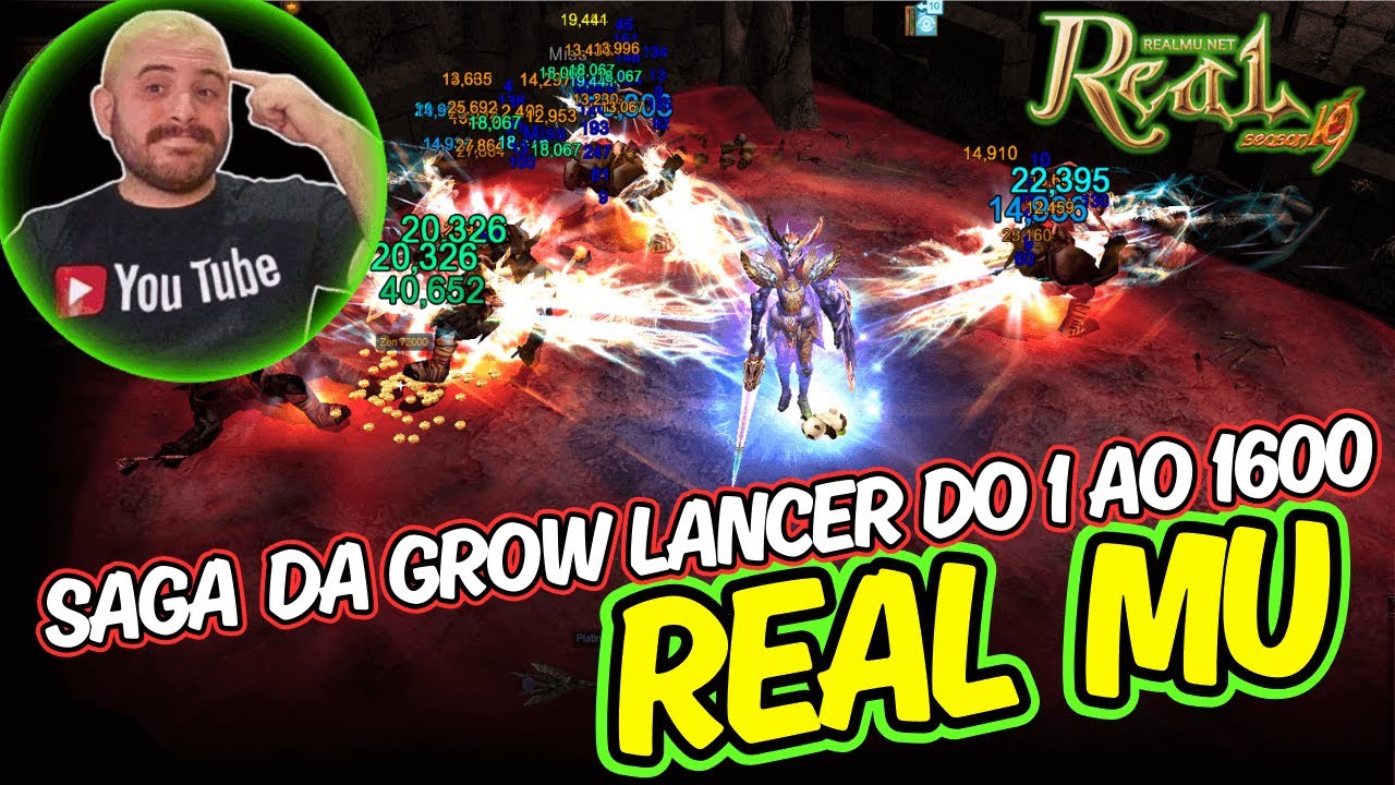 [RealMU] SAGA GROW LANCER FREE TO PLAY DO LEVEL 1 AO 1600+ - YouTube