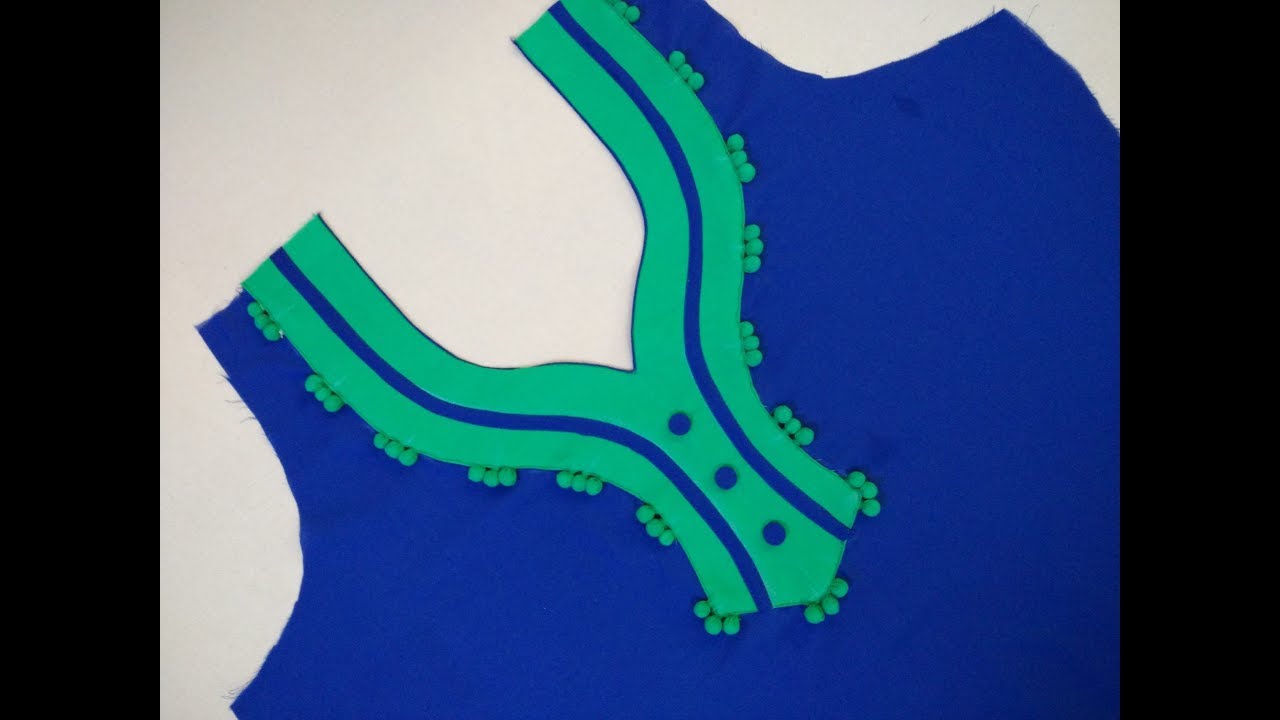 Latest Neck Design Cutting And Stitching - YouTube