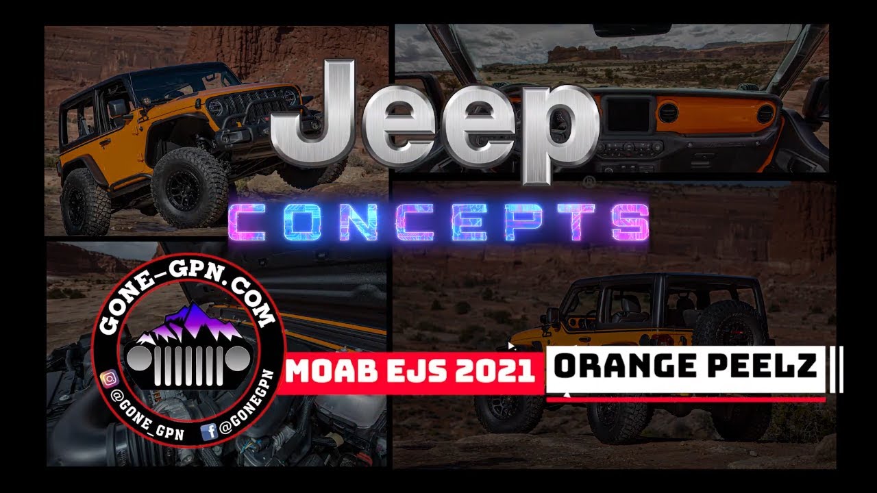 Rick Péwé Drives Orange Peelz Jeep Concept - EJS 2021 - YouTube