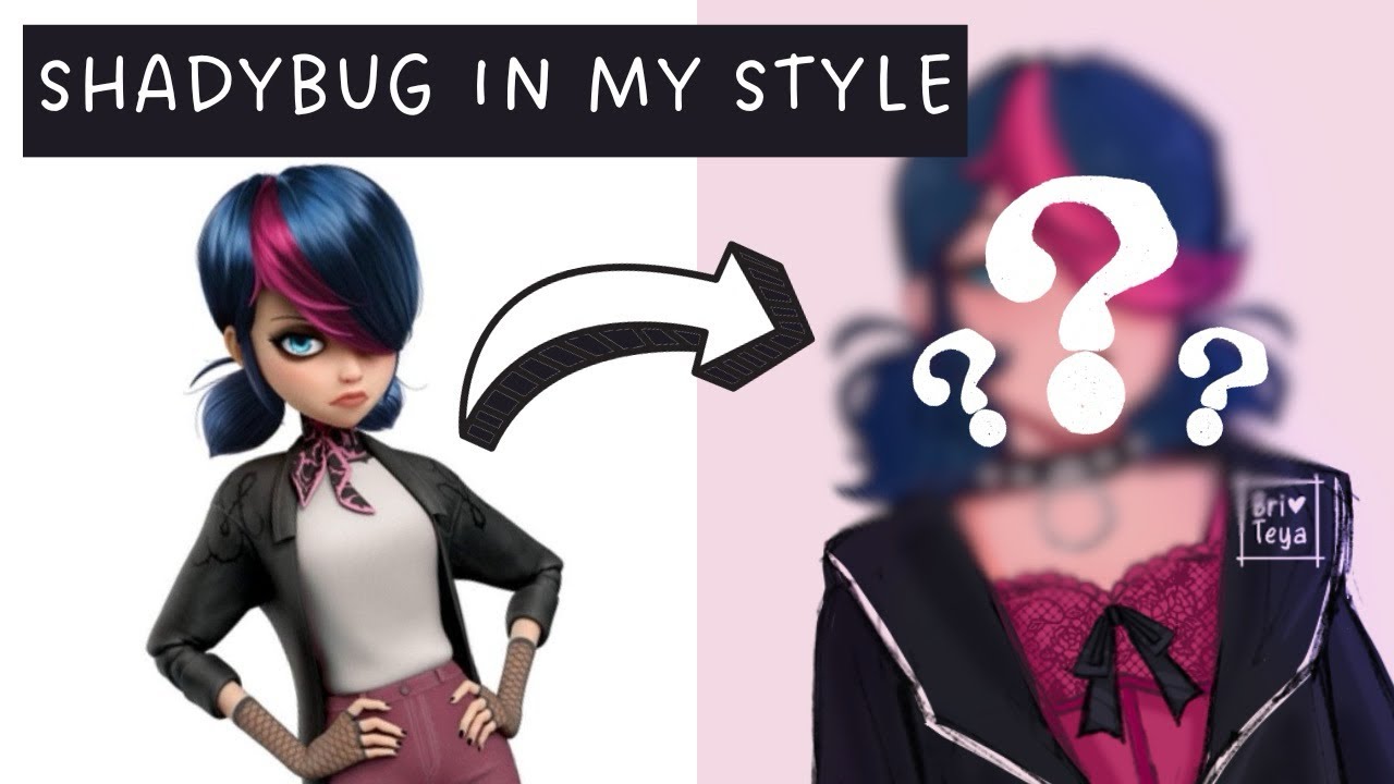 Miraculous Ladybug- Shadybug Redesign [Procreate & IPad] #digitalart # ...