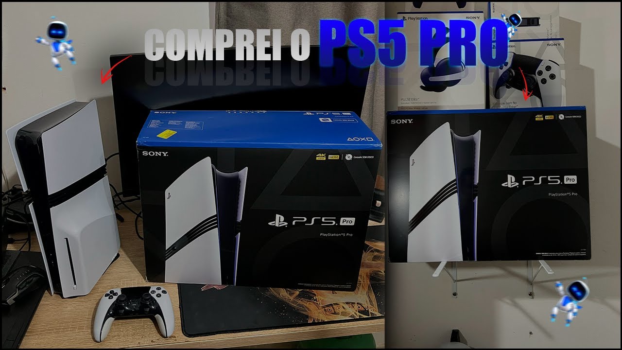 COMPREI O MEU PS5 PRO PELO MERCADO LIVRE !! - UNBOXING - YouTube