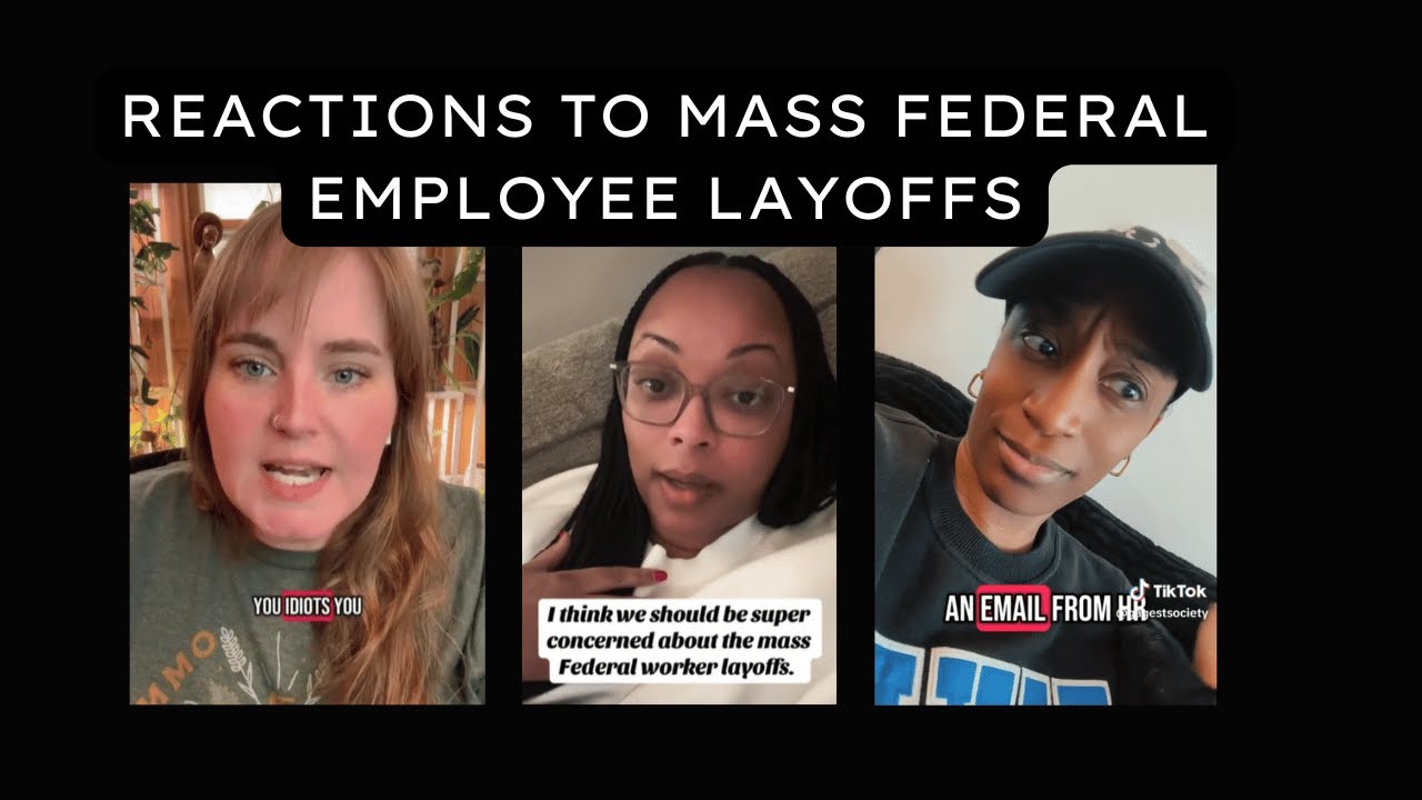 Reactions To Mass Federal Employee Layoffs - YouTube