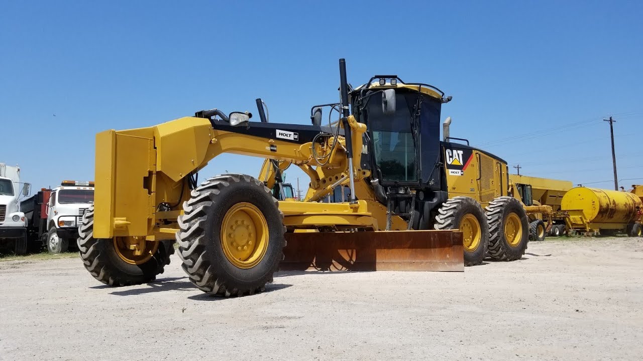 Caterpillar 140M Motor Grader - YouTube