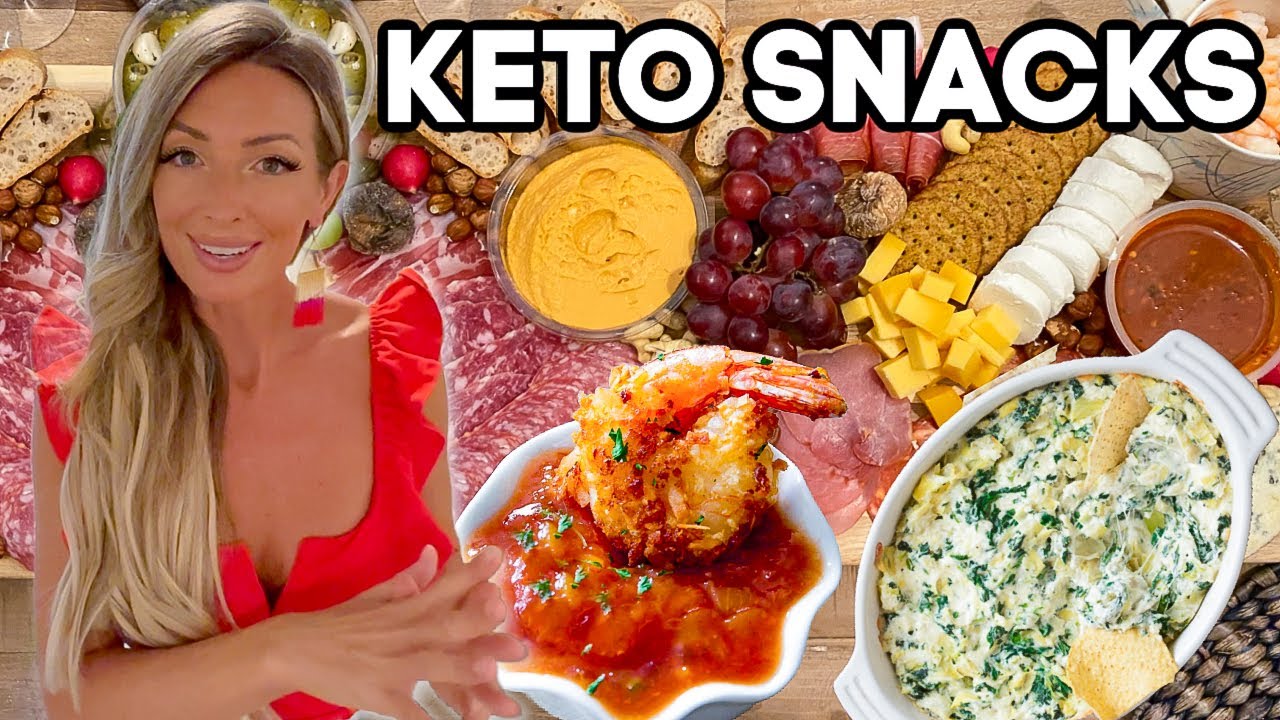 KETO SNACKS - FOOTBALL SNACKS for SUPERBOWL - YouTube