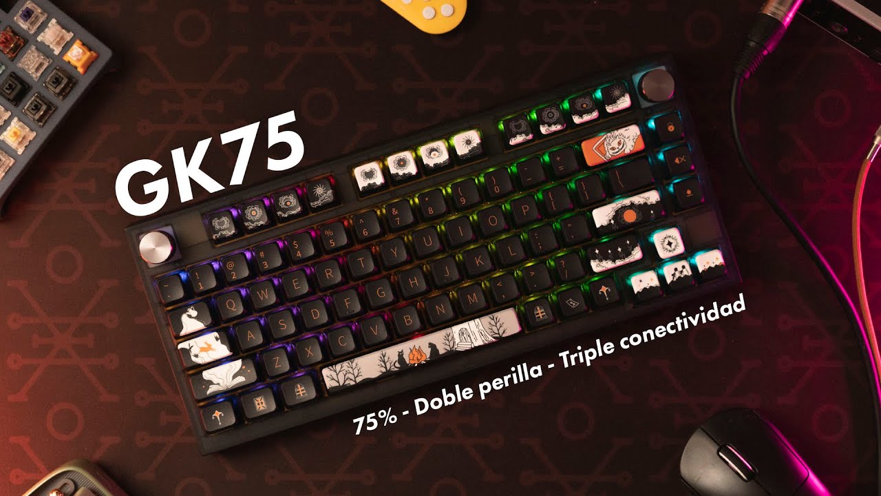 GK75: Un ⌨️ 75% BUENO y BONITO. - YouTube