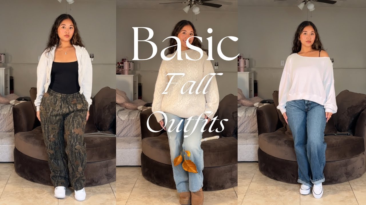BASIC Fall Outfits - YouTube