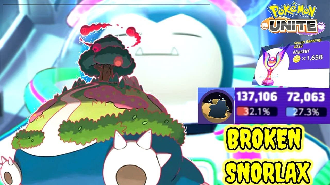 SNORLAX BECOMES INSANELY STRONG WITH JUNGLE INVADE BUILD OF FLAIL 😲 ...