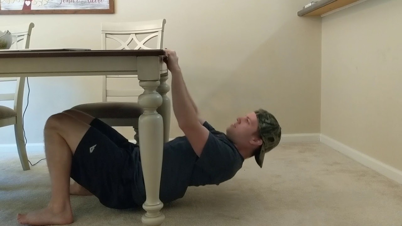 Inverted Row with Table - YouTube
