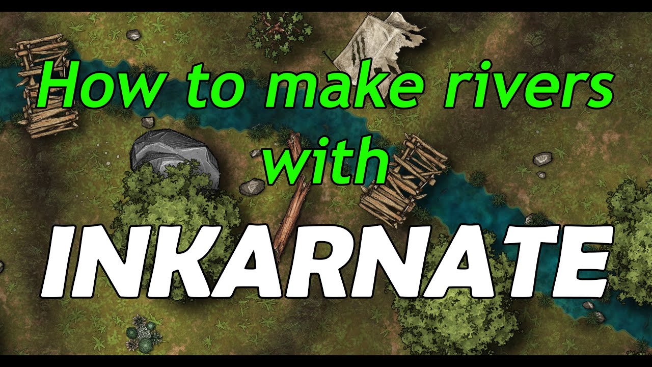 How to Make Simple Rivers with Inkarnate - YouTube