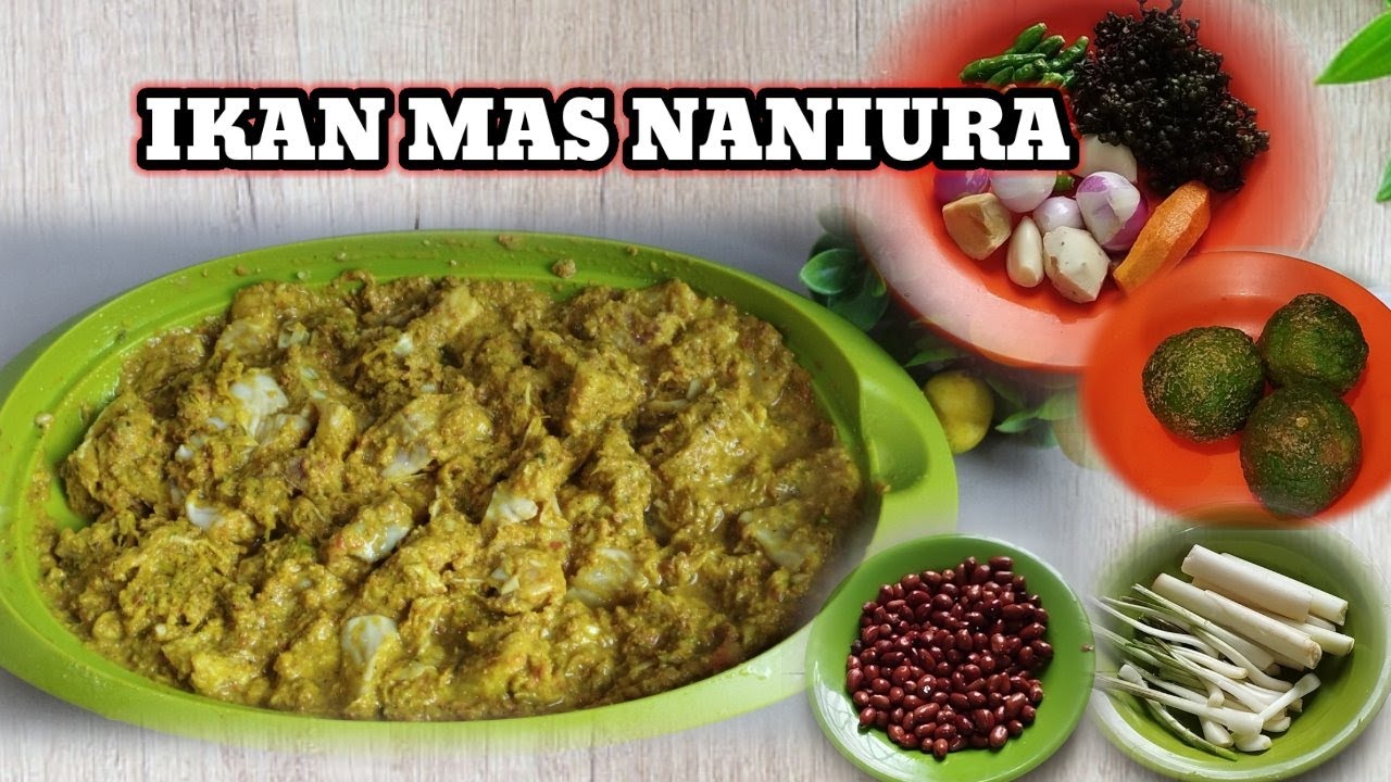 RESEP dan CARA MEMBUAT IKAN MAS NANIURA - YouTube