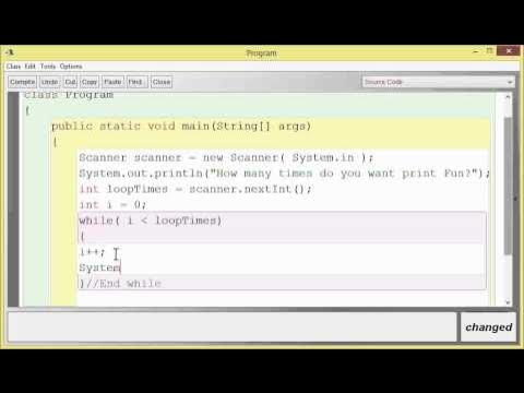 Java While Loop using Iterators in BlueJ - American Accent - YouTube