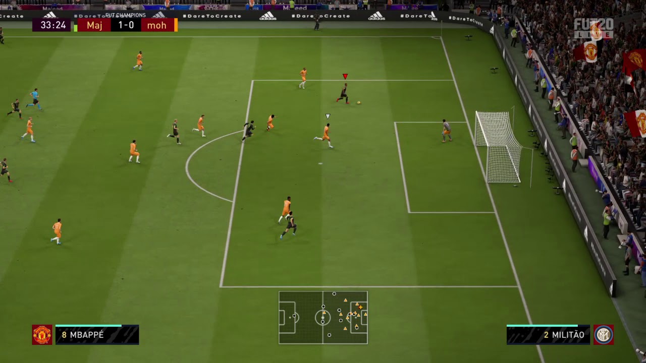 FIFA 20 first game in FUT - YouTube
