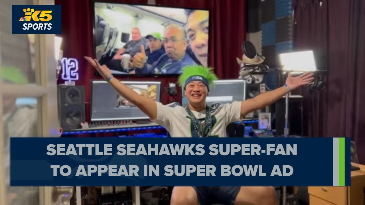 Seahawks fan in Super Bowl ad - YouTube