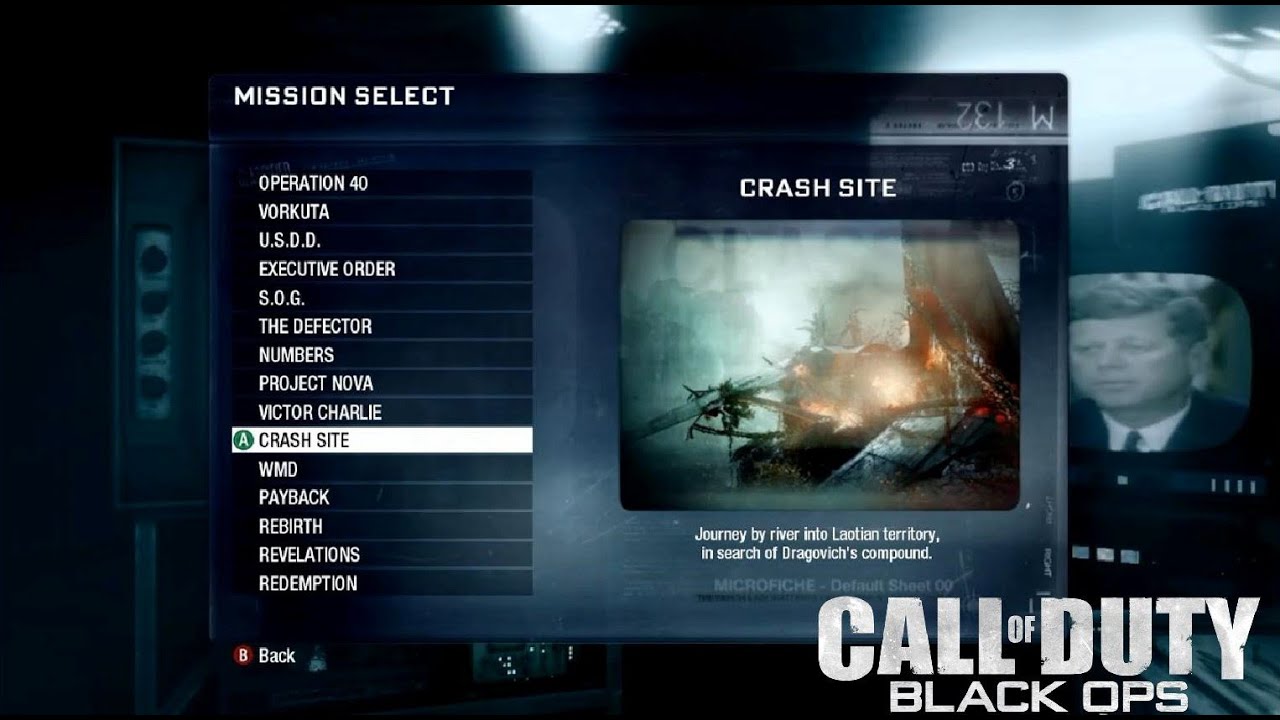COD Black Ops Playthrough Part 9 - Crash Site - YouTube