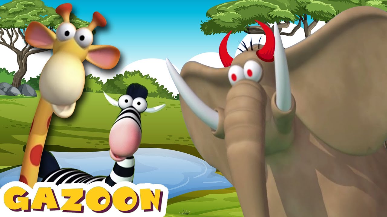 Gazoon | The Scary Lake Monster | Funny Animals For Kids - YouTube