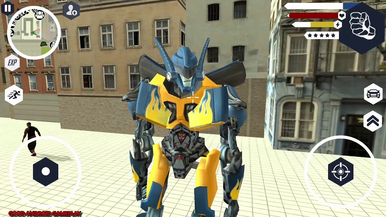 Muscle Car Robot - American Muscle Vehicle Transforming Robot Android ...