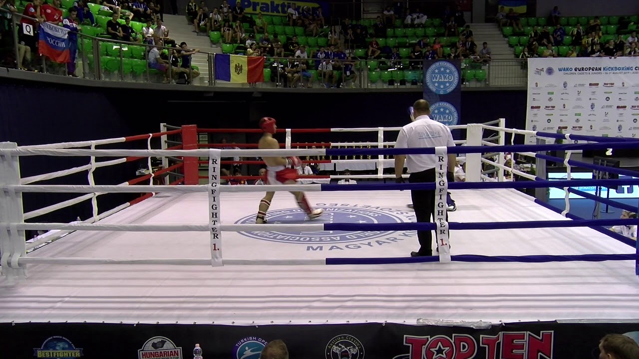 Gleb Sharifov v Roman Timoshenko WAKO European Championships 2019 - YouTube
