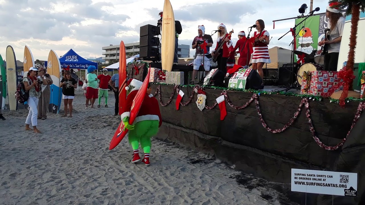 The Grinch who stole Surfing Santa 2017 - YouTube