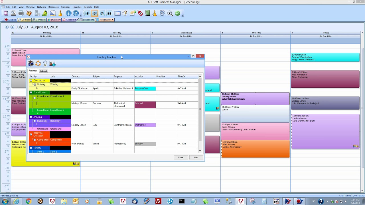 ACESoft Practice Management Software Clinic/Small Animal Overview USE ...