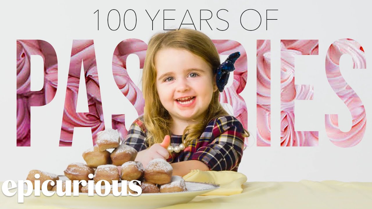Kids Try 100 Years of Pastries - YouTube