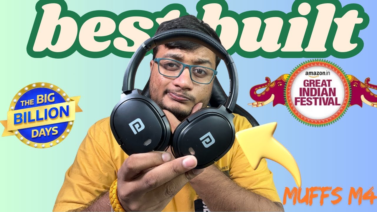 Portronics muffs m4 unboxing || New headphones around 1000 rupees - YouTube