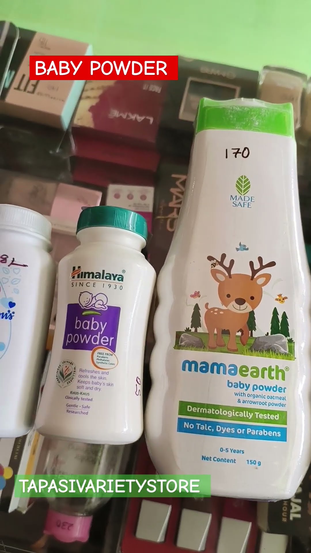 BABY POWDER BY DIFFERENT BRANDS - YouTube