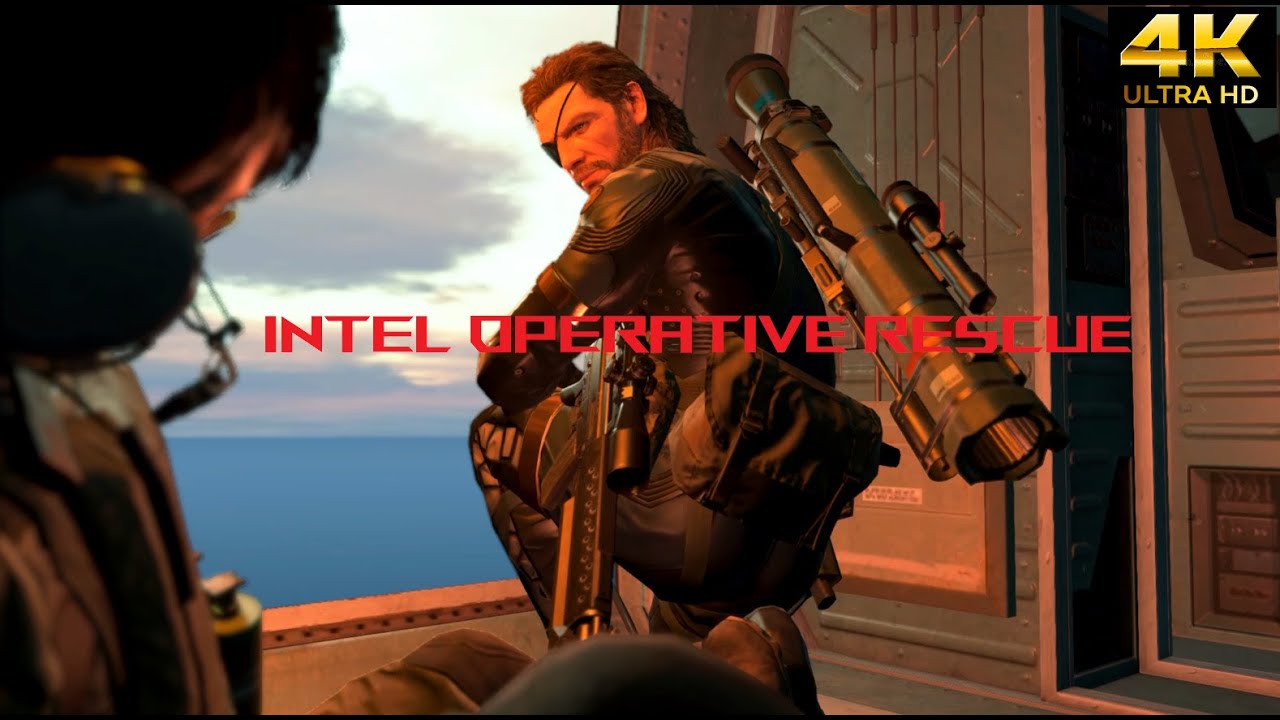 MGSV Ground Zero INTEL OPERATIVE RESCUE RANK S 4K Ultra HD Gameplay ...
