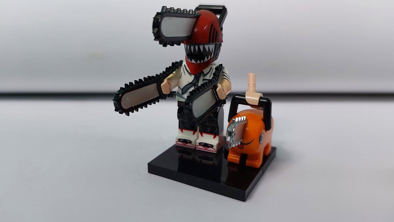 HOW TO BUILD LEGO CHAINSAW MAN MINIFIGURE DENJI POCHITA | CARA MENYUSUN ...
