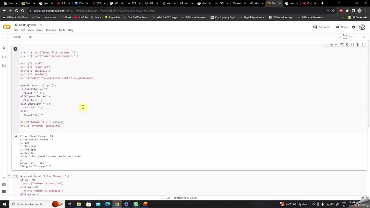 How to Make Calculator Program in Python - YouTube