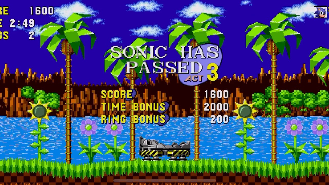 Playing Sonic The Hedgehog Classic 1 - YouTube