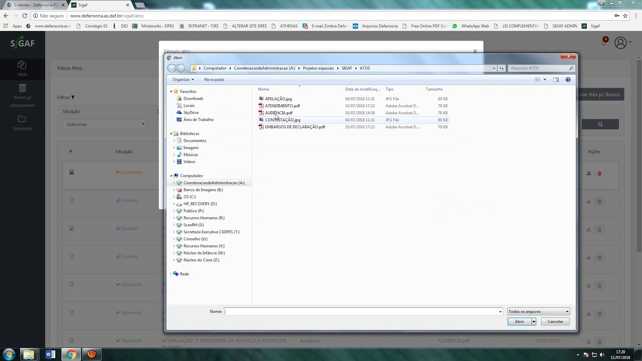 VÍDEO DE TREINAMENTO SIGAF - YouTube
