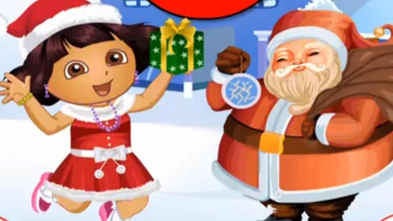 DORA THE EXPLORER - Dora with Santa Dressup | New Full Game HD (Game ...