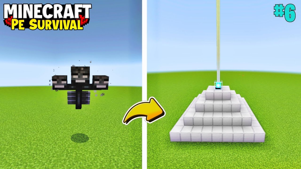 I KILL WITHER And Make Iron Beacon | MINECRAFT GAMEPLAY #6 - YouTube