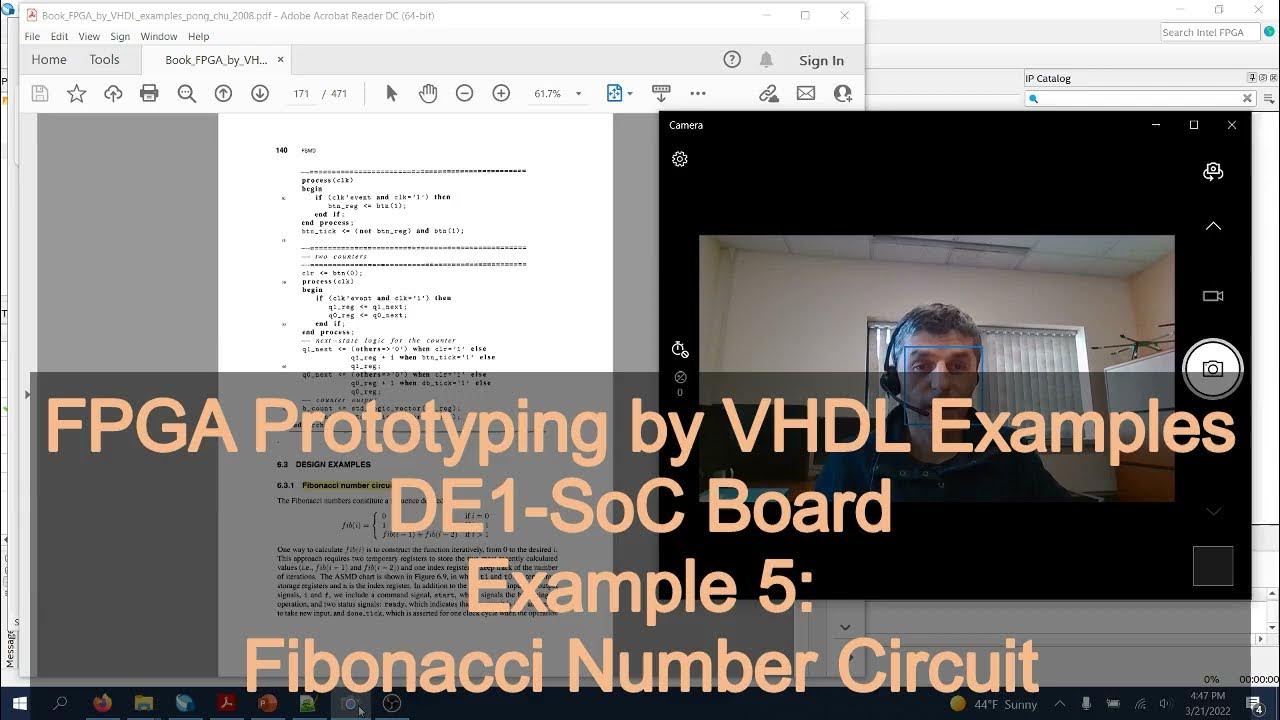 Fibonacci Number Generator - testing circuit - YouTube